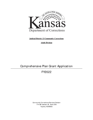 Fillable Online Comprehensive Plan Grant Application FY2022 - AWS Fax ...