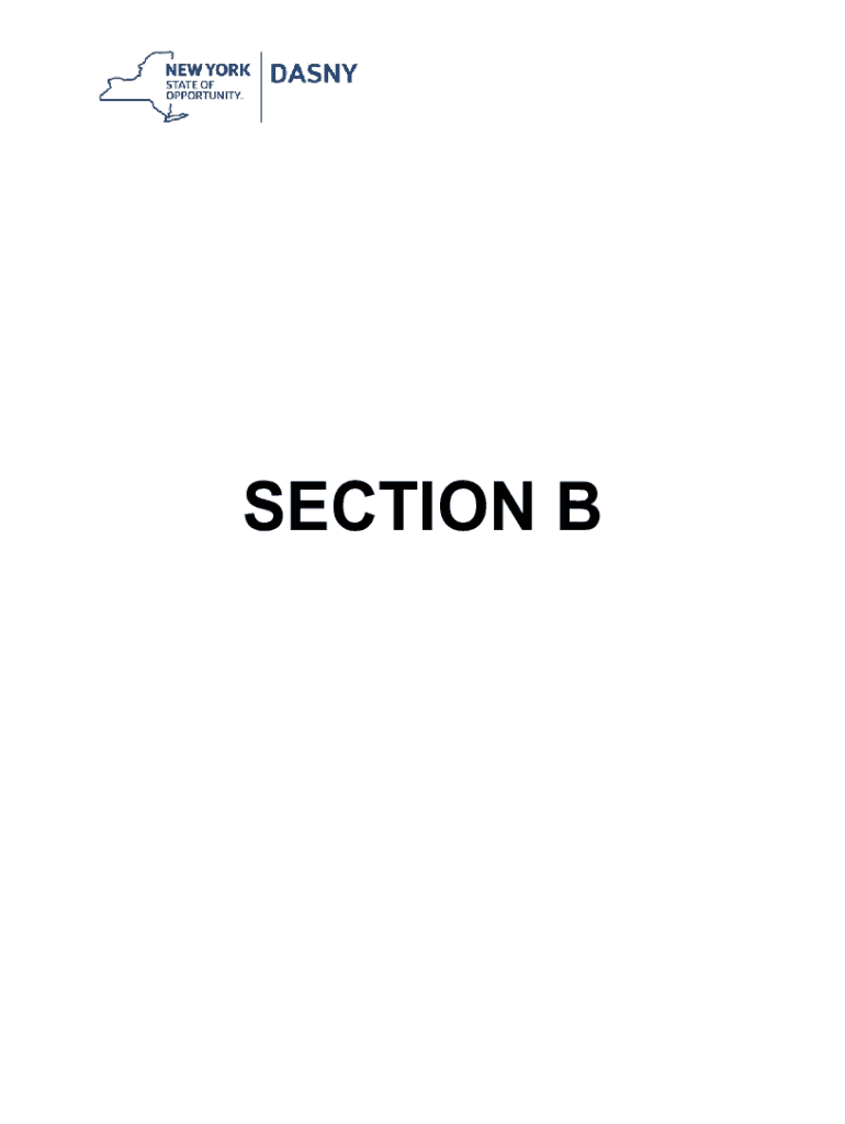 Fillable Online Request for Proposal (RFP) Table of Contents - Dormitory Authority of ... Fax ...