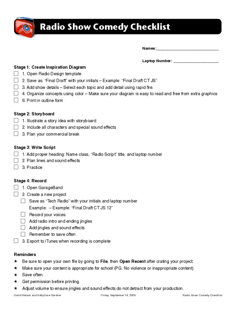 Fillable Online 175 Awesome Morning Radio Show Names That are ...