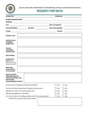 Fillable Online Parole Board - SCDPPPS - South Carolina Department of ...