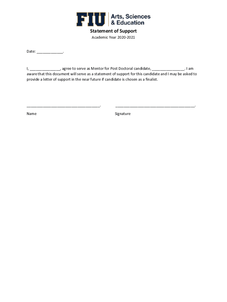 Fillable Online 16 Best Letter of Support SamplesHow to Word Your ...