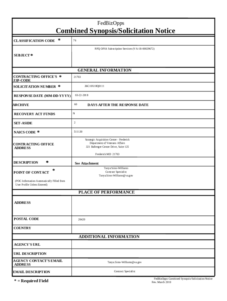 This announcement constitutes the only solicitation; quotes are being ...