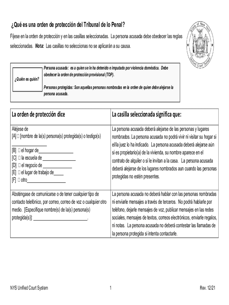 Fillable Online C.G.P.J - La orden de proteccin - Poder Judicial Fax ...