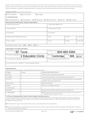 Fillable Online Fill - Free fillable Claim Filing Instructions PDF form ...