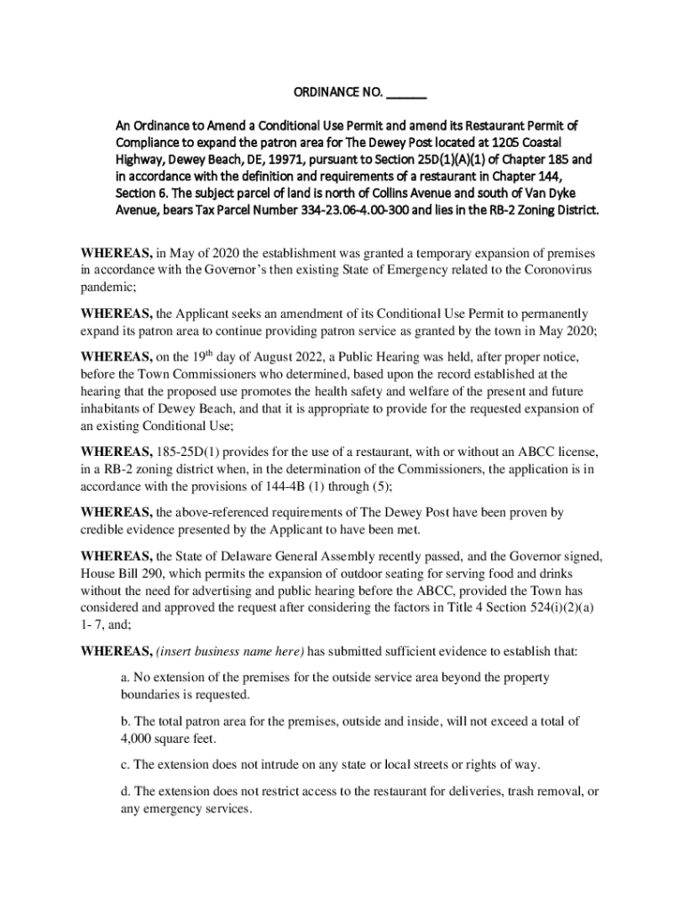 Fillable Online Look Before You Leap: Understanding Conditional Use Permits Fax Email Print ...