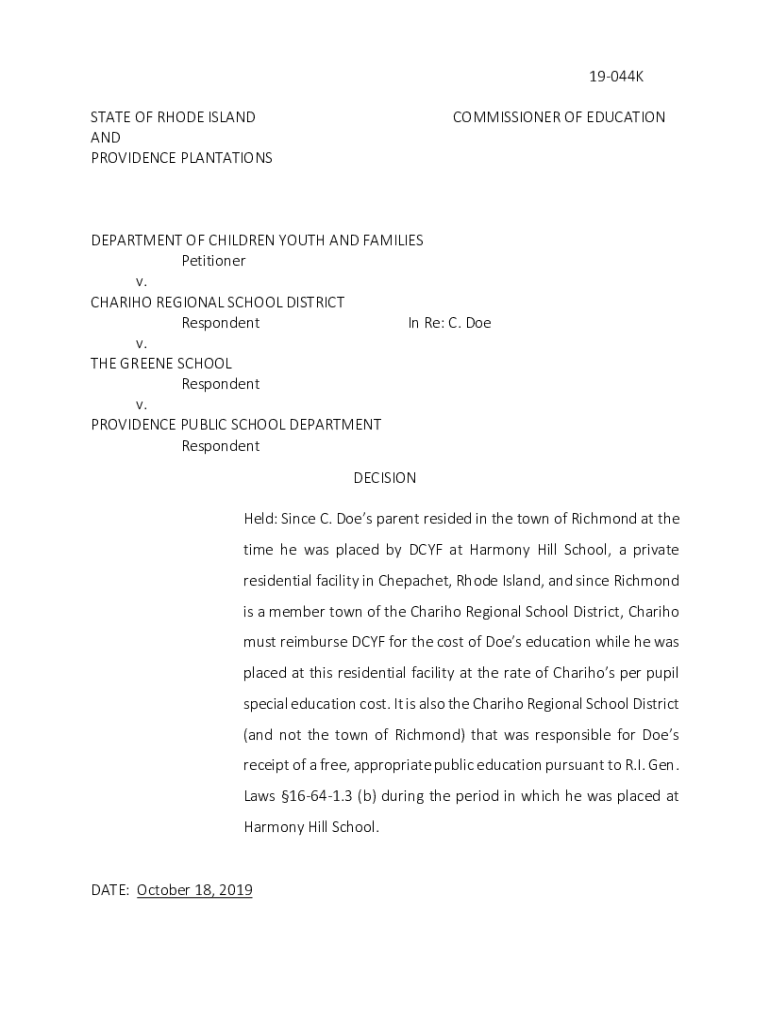 Fillable Online dcyf.ri.govjuvenile-corrective-servicesThe Rhode Island ...