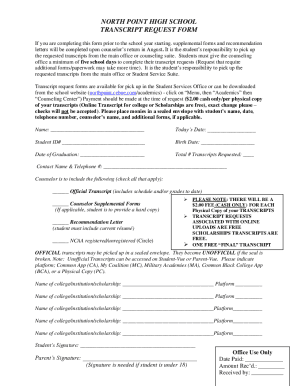 Fillable Online resources.finalsite.netimagesv1666193738NORTH POINT ...