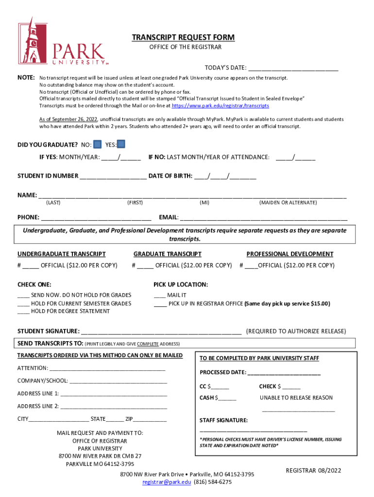 Fillable Online registrar.ucsf.edutranscript-request-formsTranscript Request FormUCSF Office of ...