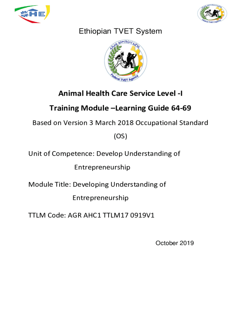 Fillable Online Ethiopian TVET-System: Learning Guide ...