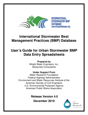 Fillable Online BMP Database User's Guide Fax Email Print - pdfFiller