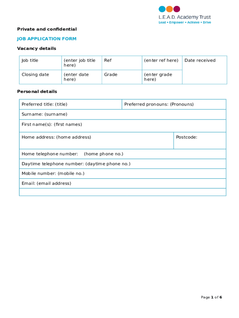 Private and confidential Doc Template | pdfFiller