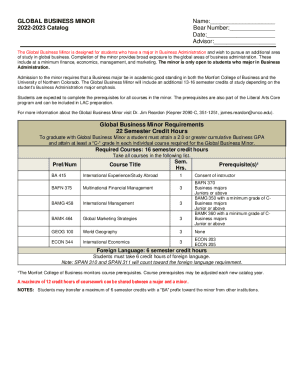 Fillable Online mcb unco Texas Christian University - Global Business ...