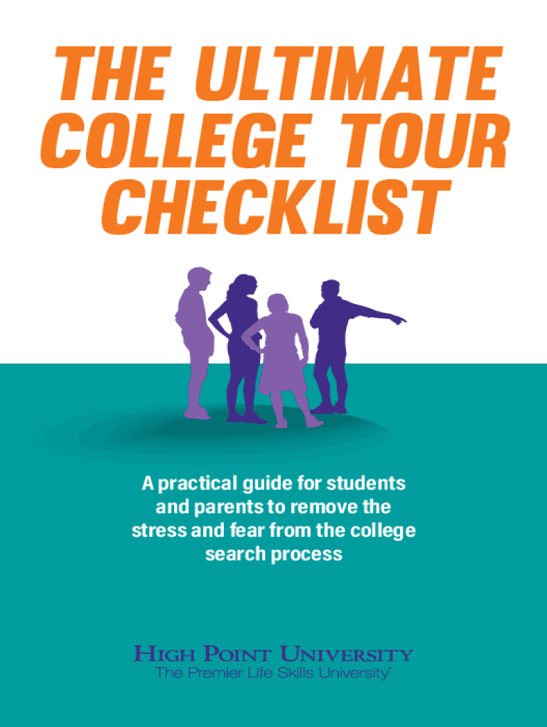 Fillable Online The College Campus Tour Checklist - College Board ...