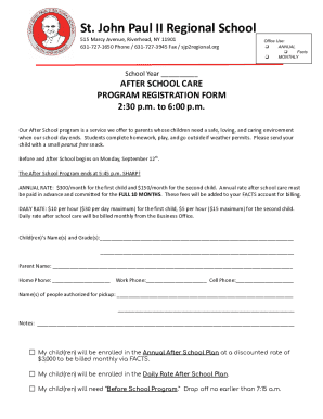 Fillable Online 11.) After/Before Care School Sign Up Form 2022-2023 ...
