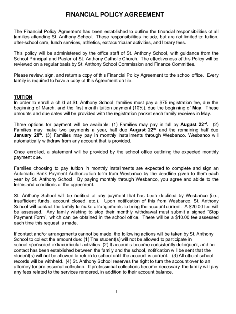 Fillable Online 50+ SAMPLE Financial Agreement in PDF Fax Email Print ...