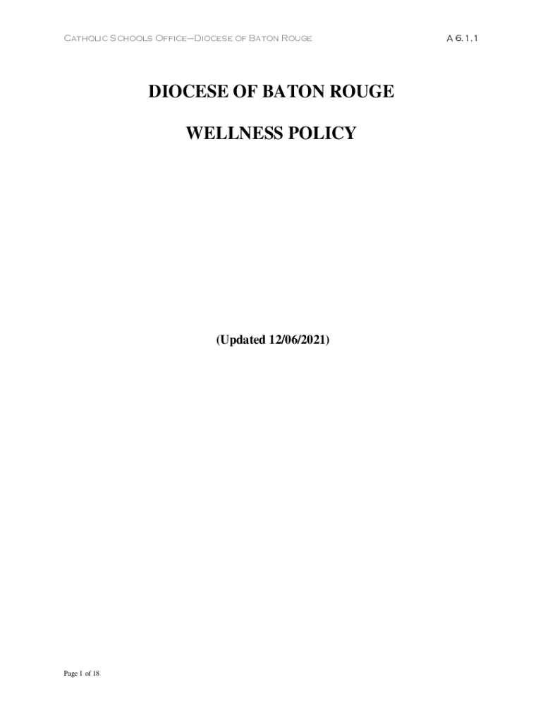 Fillable Online Diocese of Baton Rouge announces COVID policies for ...