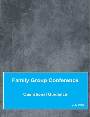 Fillable Online What is a Family Group Conference? - Family Rights ...