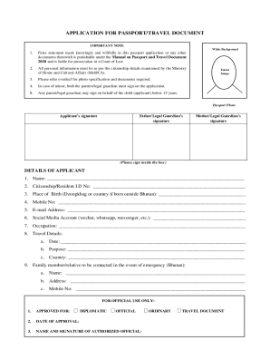 Fillable Online Passport Forms - United States Department of ...