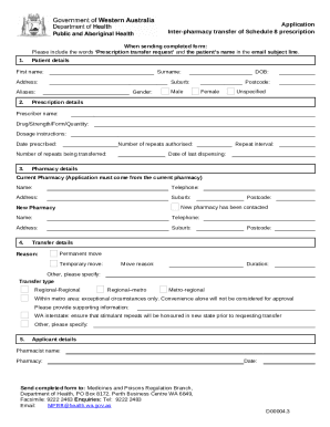 Prescription Request TemplateJot Doc Template | pdfFiller