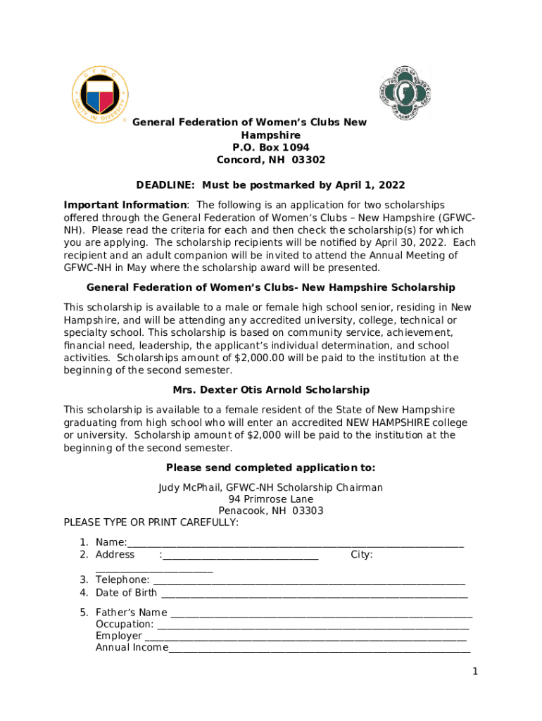 gfwcnh.org GFWC-NH Doc Template | pdfFiller