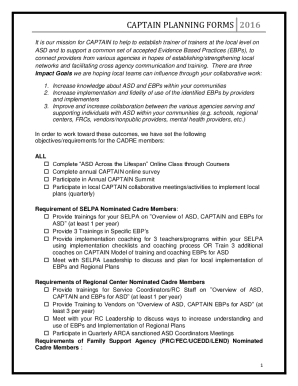 Fillable Online CAPTAIN PLANNING FORMS - California Fax Email Print ...