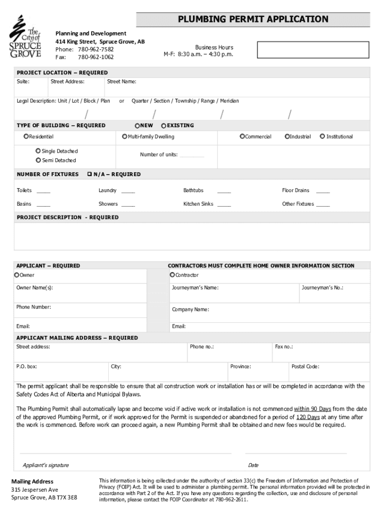 Fillable Online Plumbing permits and inspection fees - Minnesota Fax Email Print - pdfFiller