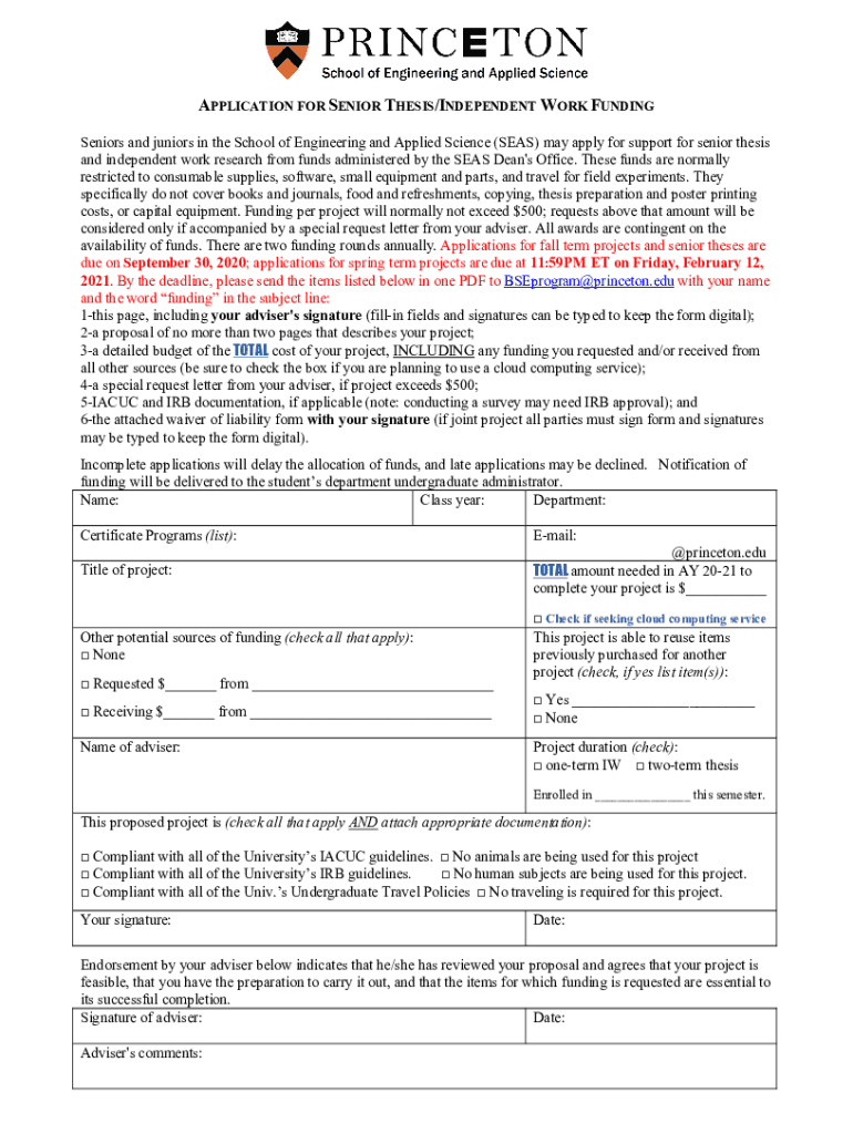 Fillable Online Princeton University, Computer Science Department Fax ...