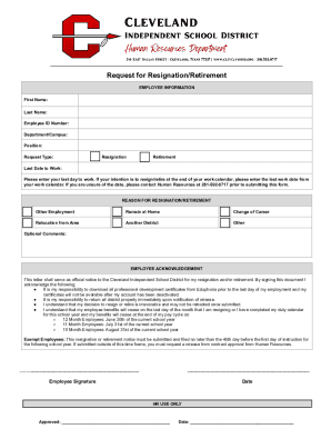 Fillable Online Employee Resignation Announcement (with Email Samples ...