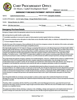 Fillable Online www2 illinois Purchase Statement; Accounting For ...