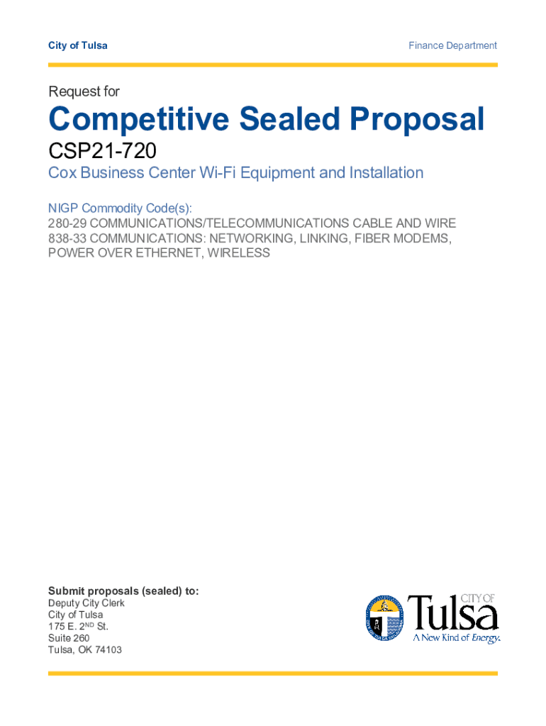 Fillable Online REQUEST FOR COMPETITIVE SEALED PROPOSALS for Construction of the ... Fax Email ...