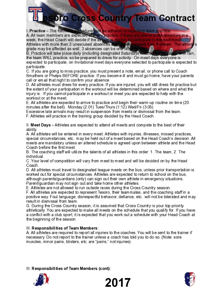 Fillable Online 46+ SAMPLE Team Contract Templates in PDFMS Word Fax ...