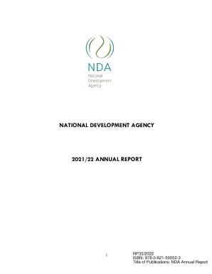Fillable Online nationalgovernment co National Development Agency ...
