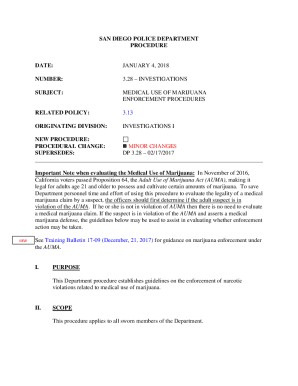Fillable Online MEDICAL USE OF MARIJUANA ENFORCEMENT PROCEDURES ... Fax ...