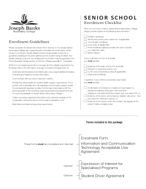 Fillable Online jbsc wa edu Joseph Banks Secondary CollegeCuriosity and ...