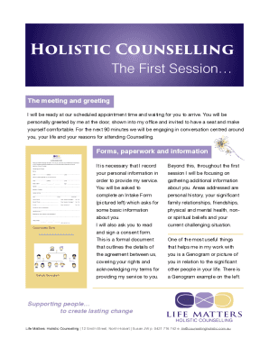 Fillable Online 6 Steps to Engage New Clients in the First Session Fax ...