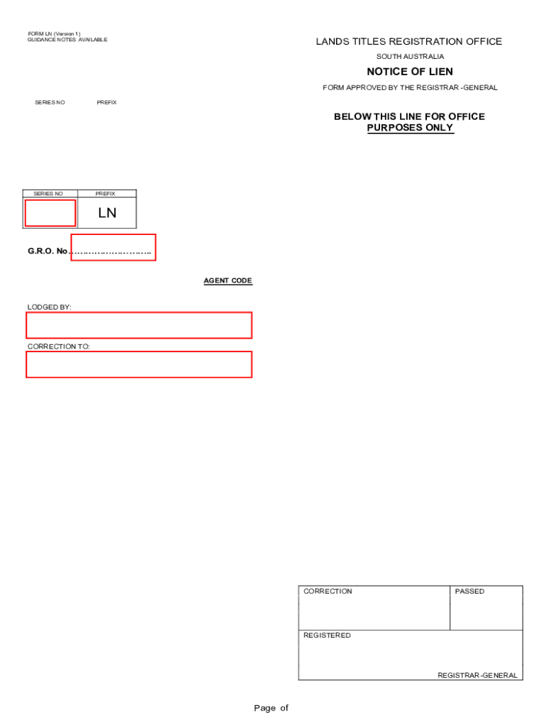 Fillable Online LN Form. LN Form Fax Email Print - pdfFiller