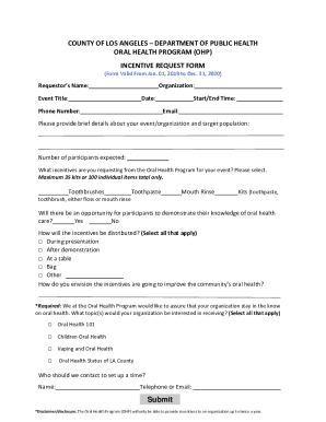 Fillable Online Incentive Request Form Fax Email Print - pdfFiller