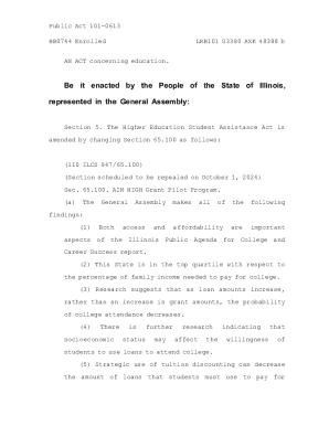 Fillable Online Illinois General Assembly - Full Text of Public Act 101 ...