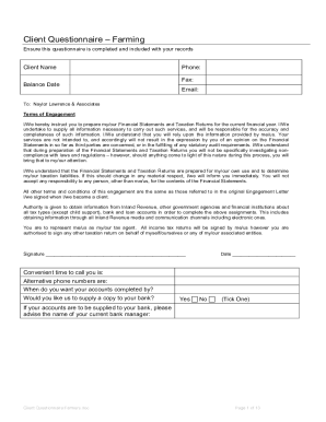 Fillable Online nla net client questionnaire farmers (1).doc - 5 ...