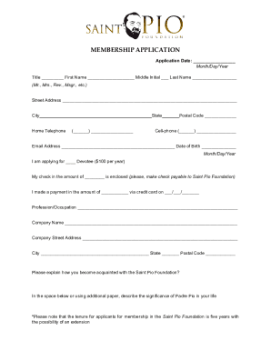 Fillable Online spf membership application form Fax Email Print - pdfFiller