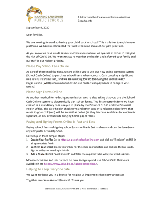 Fillable Online Please Pay School Fees Online Please Sign Forms Online ...