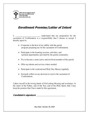Fillable Online Enrolment Confirmation Letter: Sample Templates ...