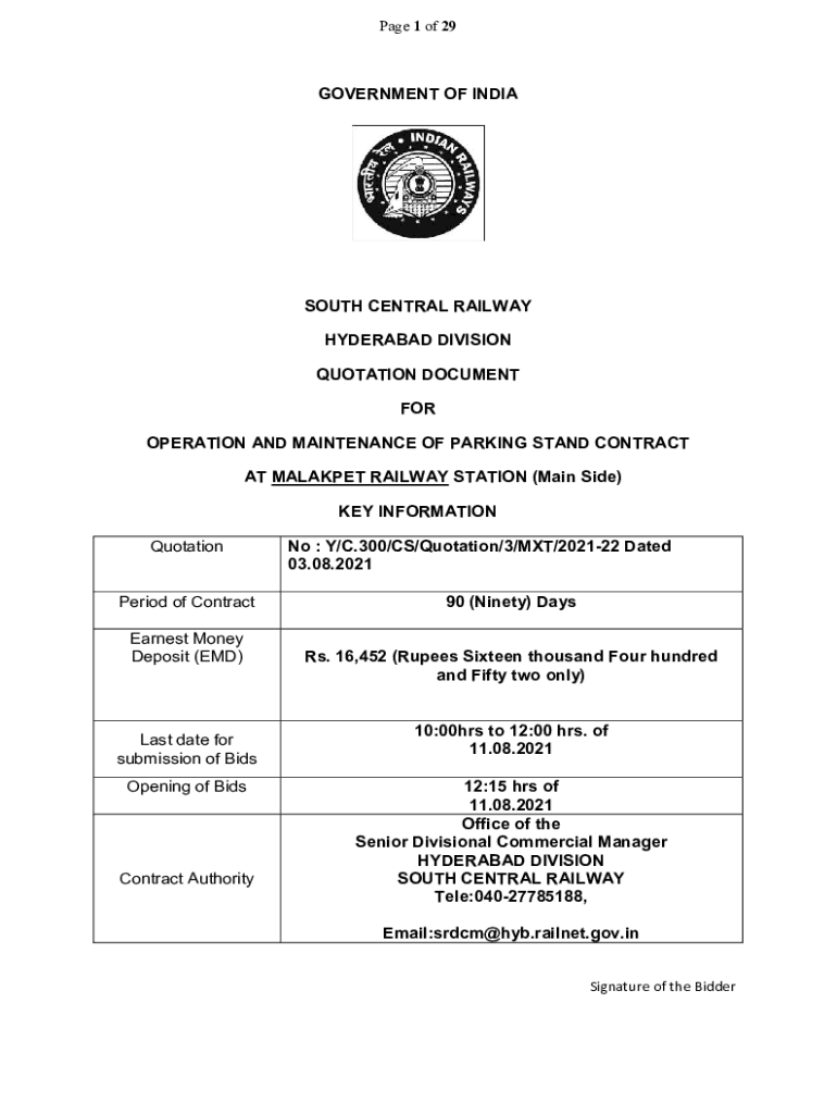 Fillable Online Hyderabad railway division - WikipediaHyderabad ...