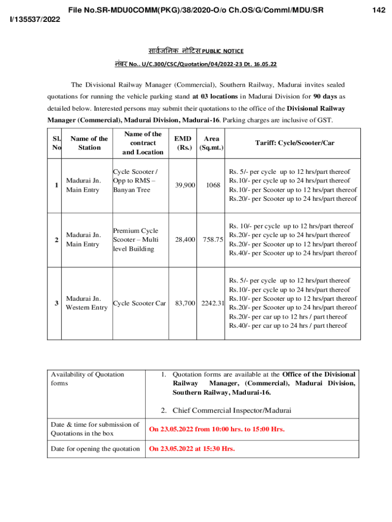 Fillable Online scr.indianrailways.gov.inMinistry of Railways (Railway ...