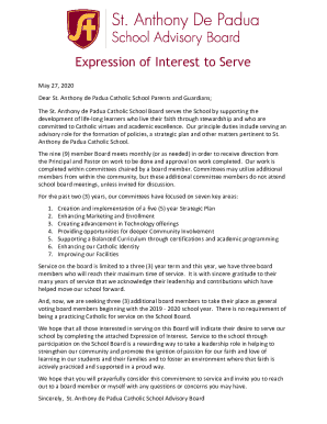 Fillable Online St. Anthony de Padua Catholic Church: St. Anthony de ...