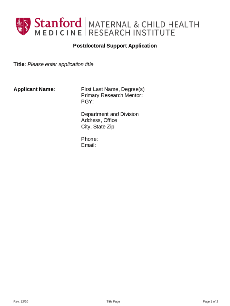 How to write a personal letter for Postdoc application? - ResearchNOT ...