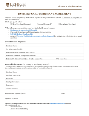 Fillable Online financeadmin lehigh Debunking the Merchant ...