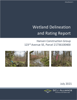Fillable Online Wetland Delineation and Rating - Peninsula ...
