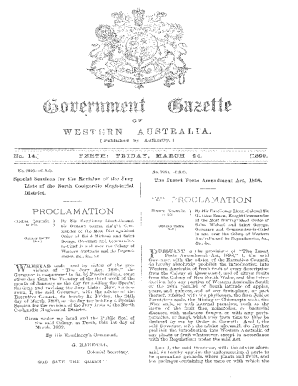 Fillable Online WALW - Acts in force - Western Australian Legislation ...