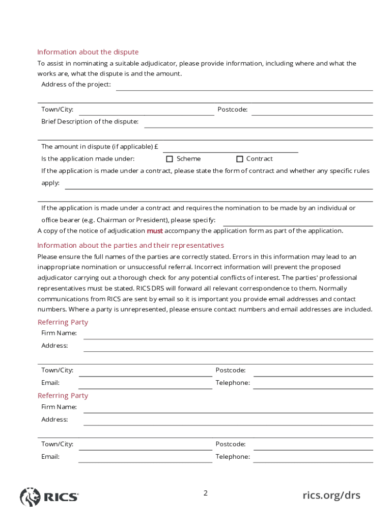 Fillable Online ICE Dispute ServicesInstitution of Civil Engineers (ICE) Fax Email Print - pdfFiller